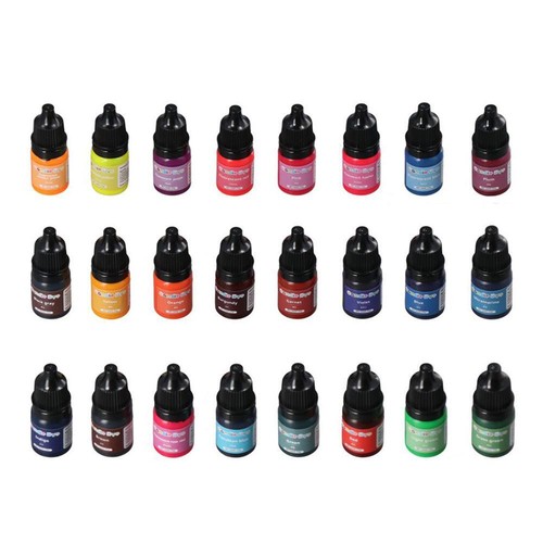 Oil based pigments Candle Wax 24 Color Vivid Candle Color Candle Making ...