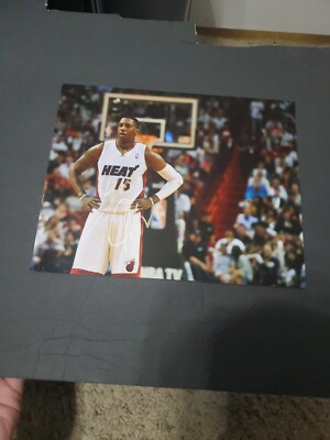 Mario Chalmers autographed signed 8x10 photo NBA Miami Heat Jayhawks | eBay