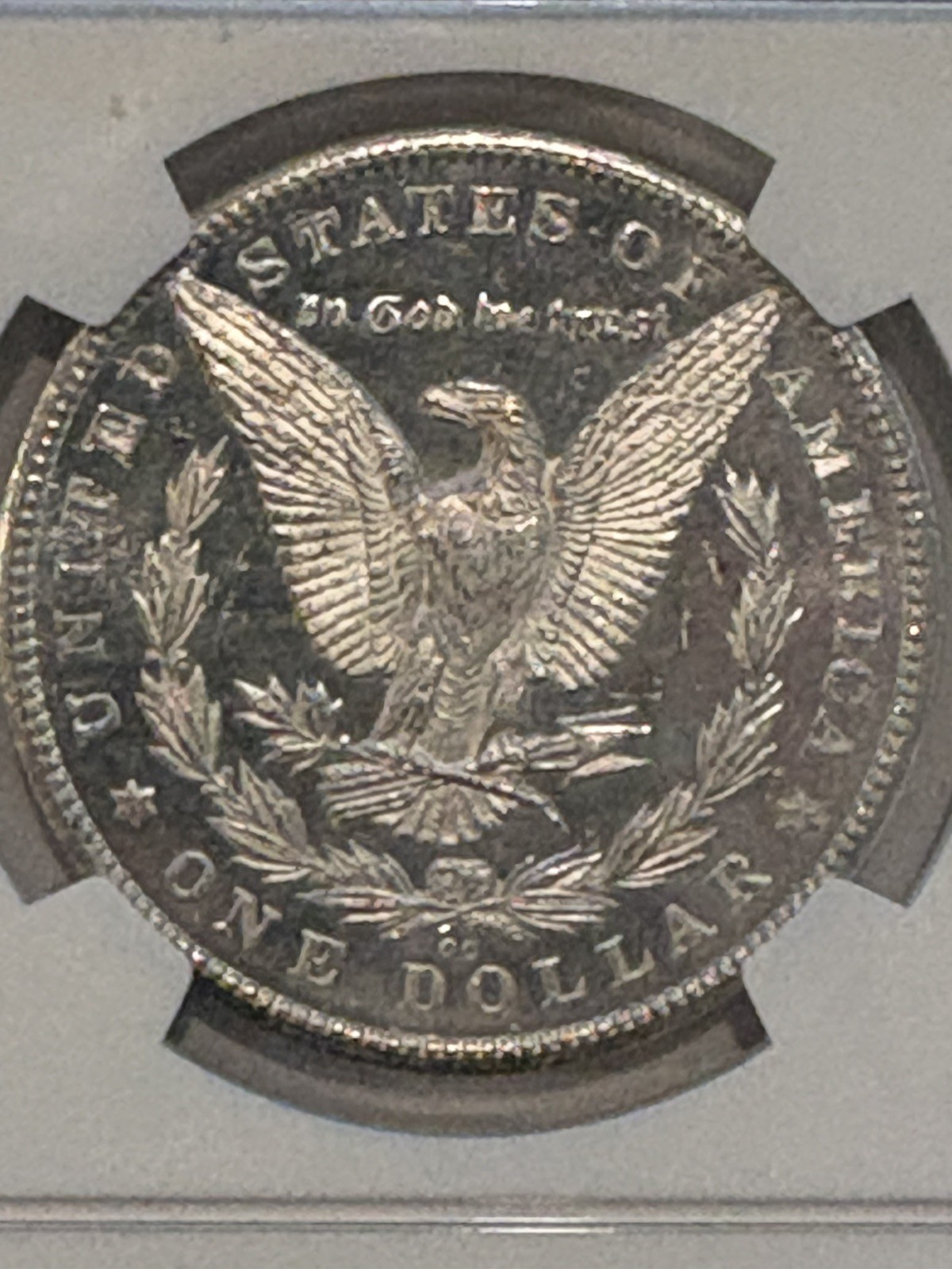1880-CC MS63 PL Proof Like Morgan Silver Dollar NGC MS63 PL Line Under ...