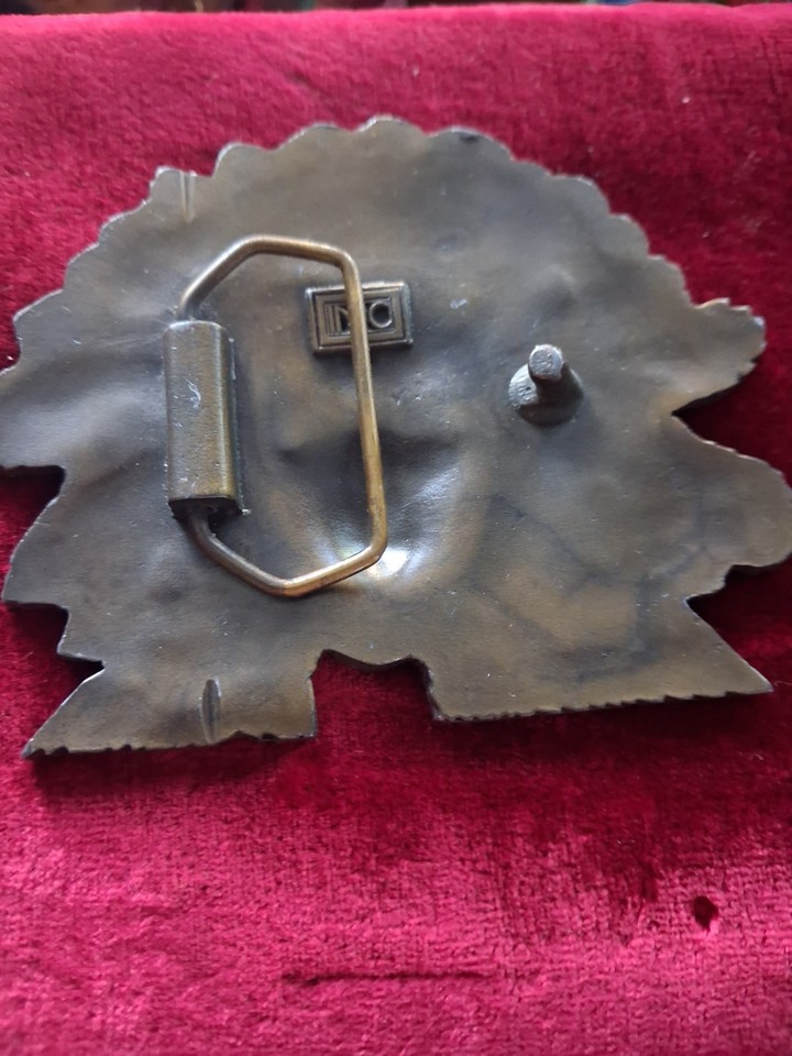 Native American Indian Chief Biker Hippie Western 1970s Vintage 4" Belt ...