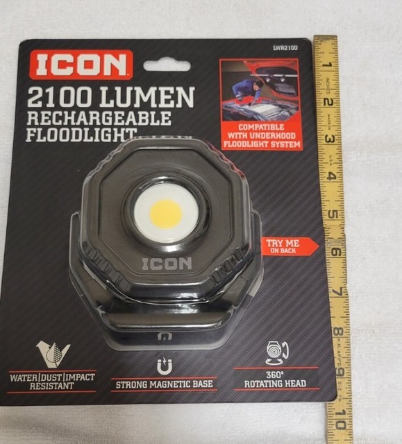 Icon 59170 2100 Lumens Floodlight - Black for sale online | eBay