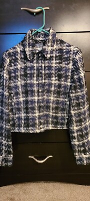 Express tweed jacket blazer size Small | eBay