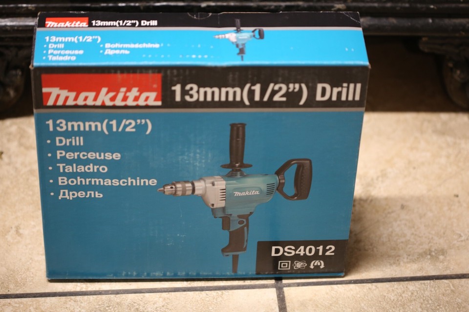 Makita DS4012 8.5 AMP Motor 1/2" Spade Handle Rotary Mixer Drill Sealed ...