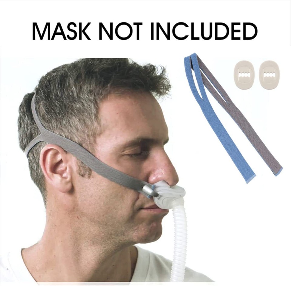 Replacement Headgear strap for ResMed Airfit P10 Nasal Pillow CPAP Mask ...