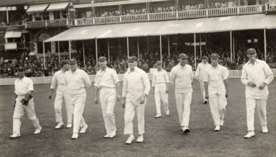 Herbert Strudwick And Others At The Kennington Oval In 1924 Cricket OLD ...