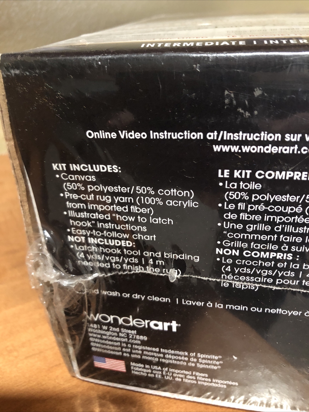 WONDERART CLASSIC LATCH HOOK KIT - 20" x 30" - COUNTRY HARVEST ...