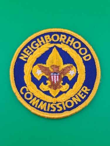 Neighborhood Commissioner Patch Gauze Back BSA Boy Scouts America | eBay