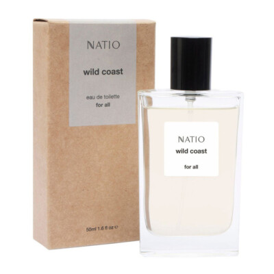 Natio - WILD COAST EDT - 50mL Spray New BOXED UNISEX Fragrance Perfume ...