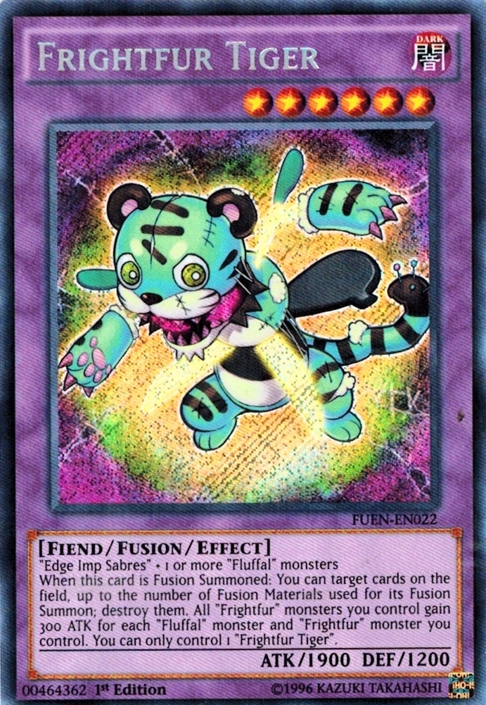 Frightfur Tiger FUEN-EN022 X 3 1st *English* YUGIOH | eBay UK