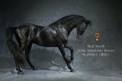 Mr.Z MRZ048-5 1:6 Akhal-Teke War Horse Animal Model Scene 12in Horse ...
