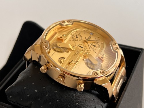 Diesel DZ7399 Mr. Daddy 2.0 Men's Wristwatch - Gold for sale online | eBay