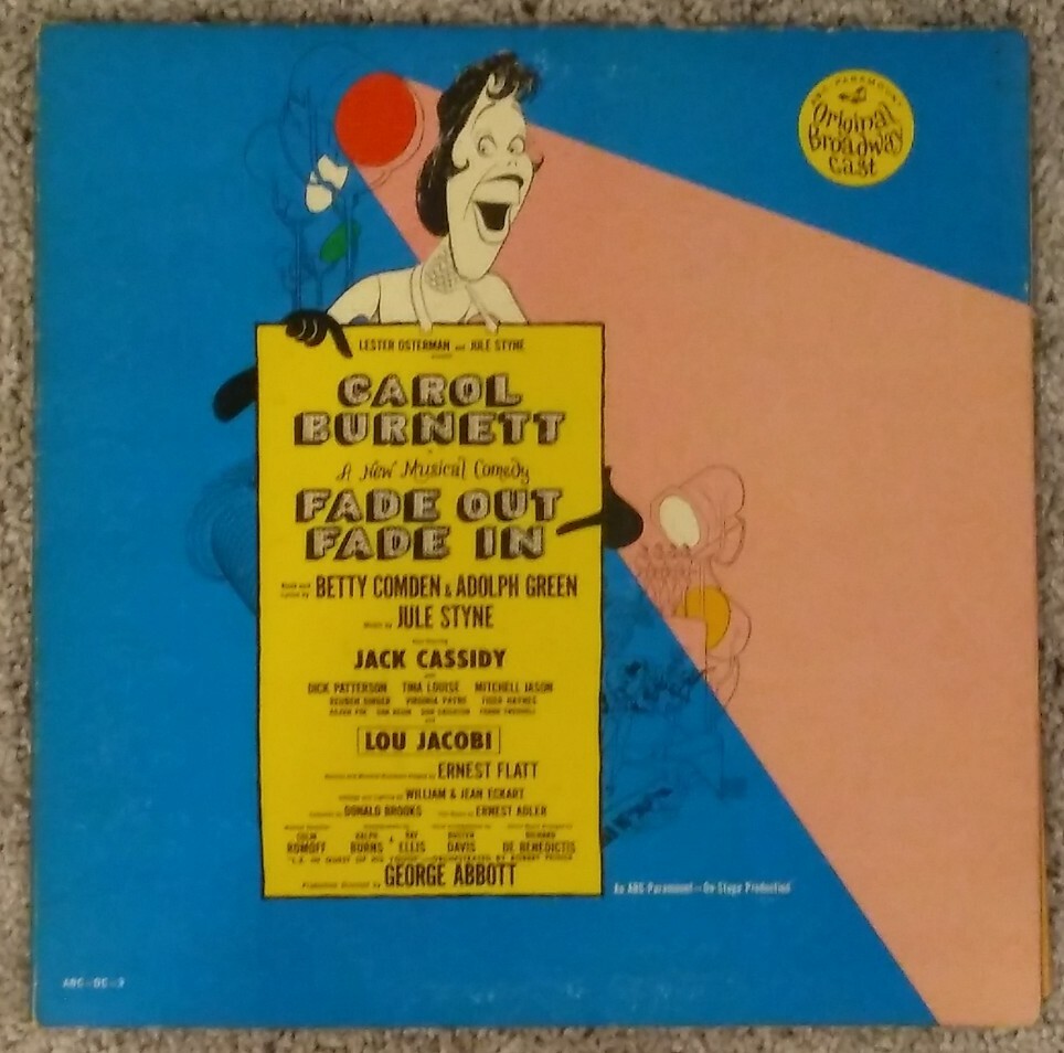 Carol Burnett Collection!!! Fade Out Fade In LP, '64 Playbill, Sheet ...