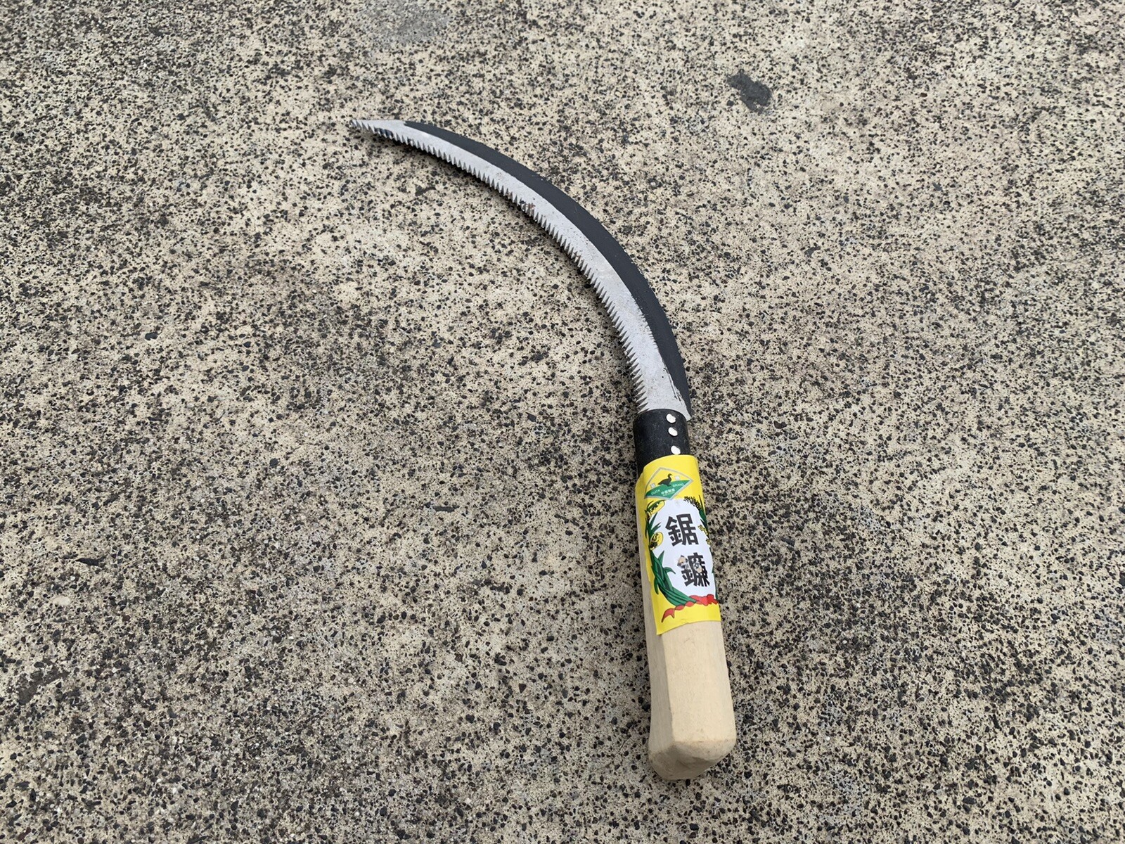 Quality 36cm Farming Reaping Hook Gardening Grass Sickle,Wooden Handle ...