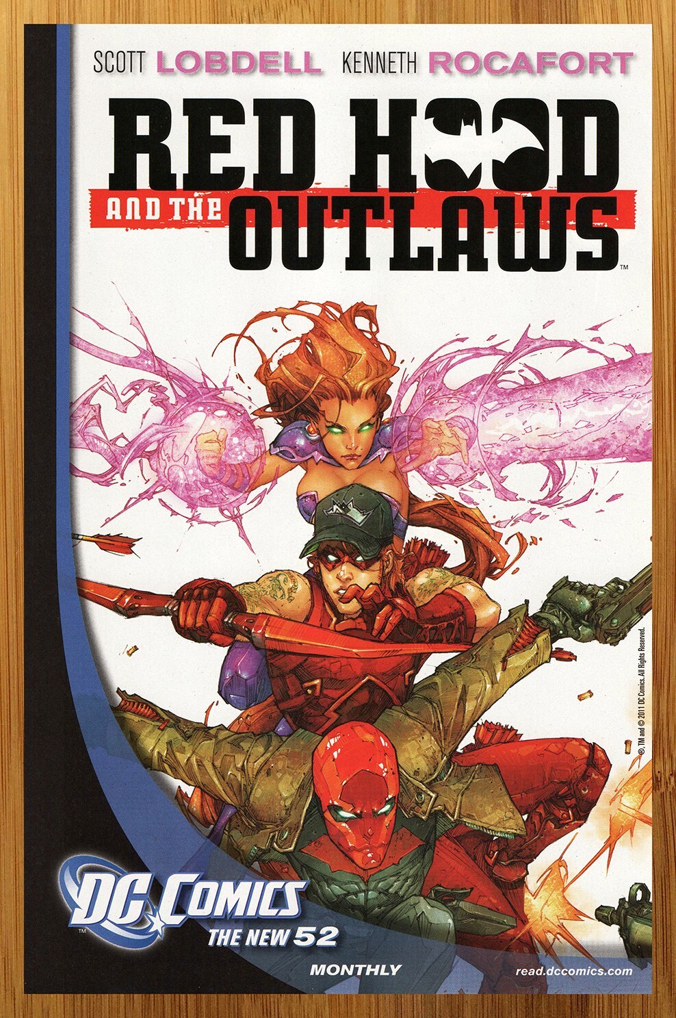 2011 DC Comics Red Hood and the Outlaws Print Ad/Poster Kenneth ...