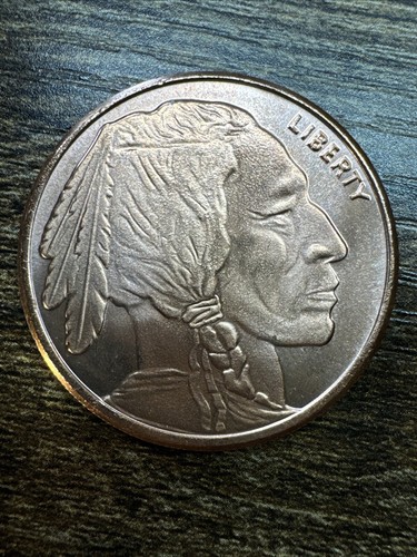 1 oz Copper Round - Indian Head Buffalo Nickel Style | eBay