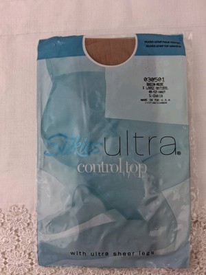 Silkies Ultra Control Top Pantihose Nylons Size Queen Nude | eBay