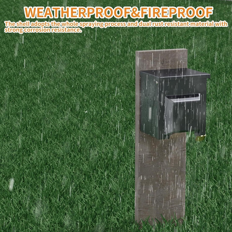 Outdoor Electrical Outlet Box with Dual 20 Amp WRTR GFCI Receptacles ...