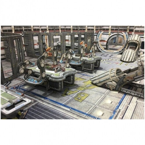 Tabletop Terrain - Medical Research Lab (8 Pieces) - English | eBay