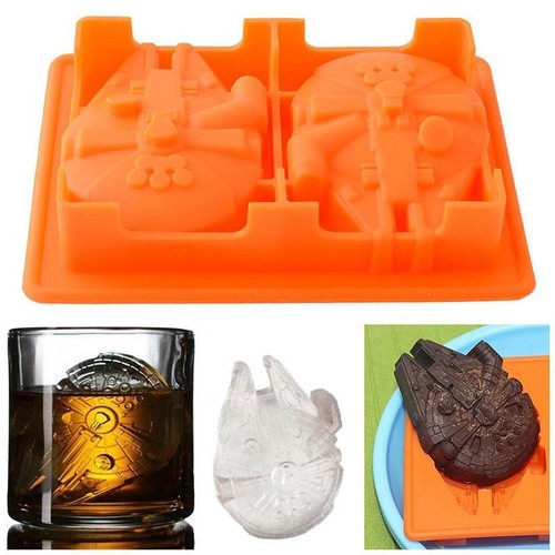 Ice Mold Cube Tray Star Wars Millennium Falcon Pudding For Candy ...
