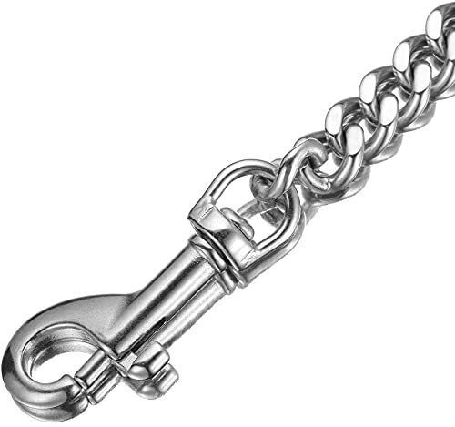 Strong Gold/Silver Dog Chain Leash 3FT 4FT 5FT Stainless Steel 12mm ...