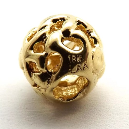 Authentic Trollbeads 18K Gold 21266 Unity Bead Retired Retail $899 | eBay