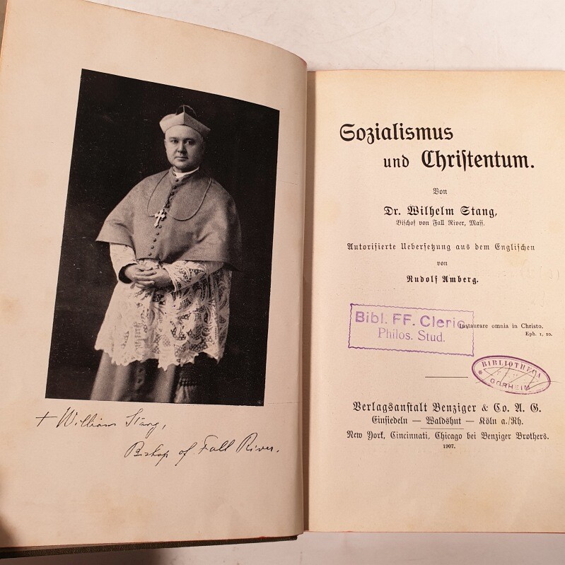 Sozialismus und Christentum. Stang, Wilhelm: | eBay