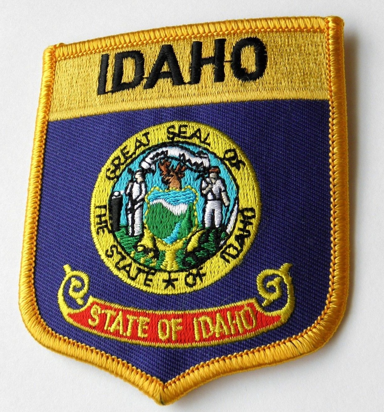 IDAHO US STATE SHIELD EMBROIDERED PATCH 2 X 3 INCHES | eBay