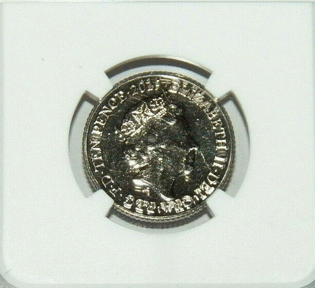 GREAT BRITAIN 10P NGC MS 63 DPL BRITISH COIN HUNT I Ice Cream Certified ...