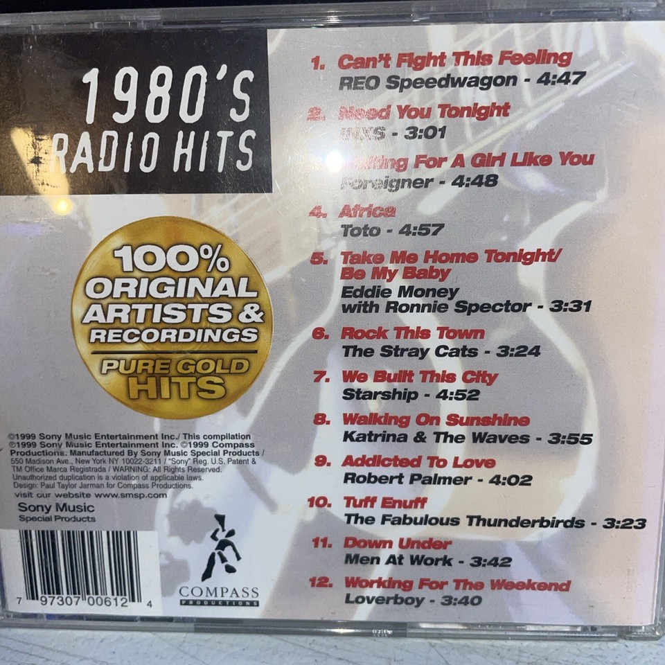 1980'S RADIO HITS ON CD. | eBay