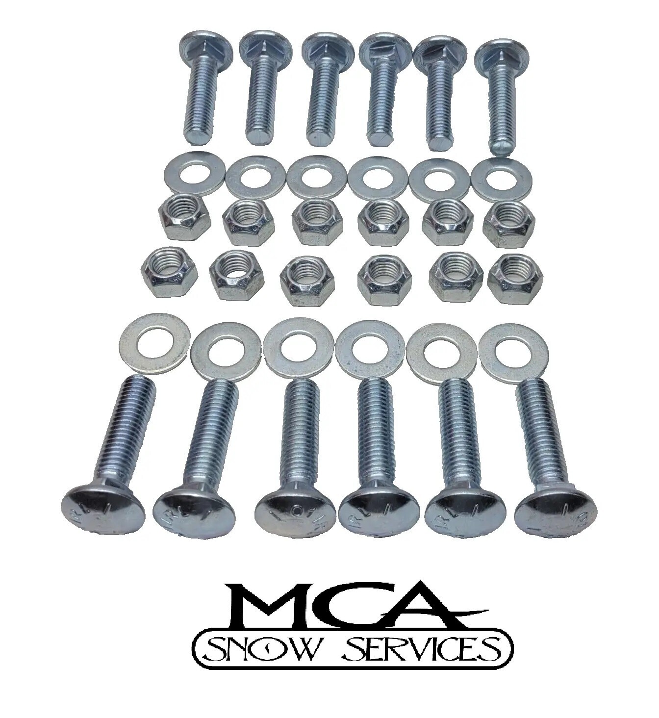 WESTERN FISHER SNOW PLOW CUTTING EDGE BOLT KIT 5/8-11 X 2-1/2 (12 ...