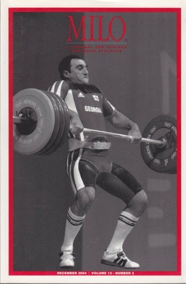 MILO Strength Athletes Journal 12 2004 Terry McCormick Joe Gold ...