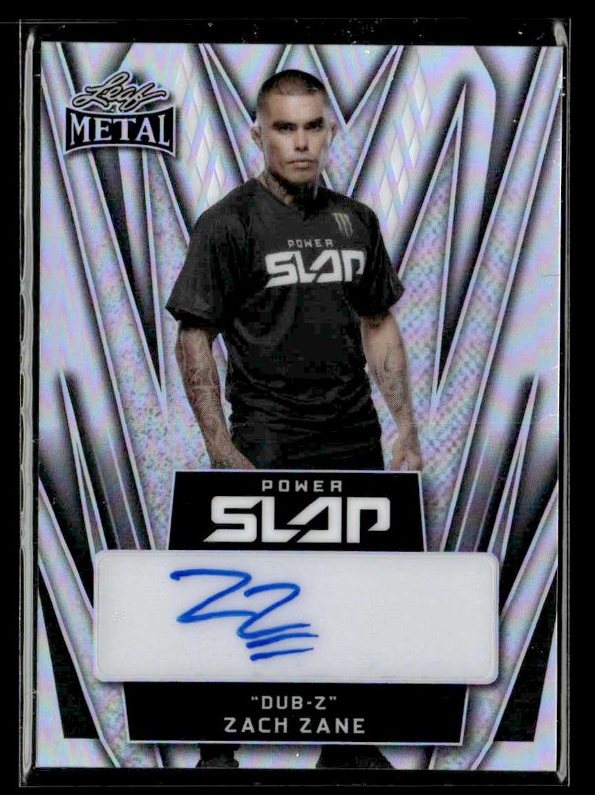 2025 Leaf Metal Power Slap - Autographs Zach Zane #BA-ZZ1 Silver ...