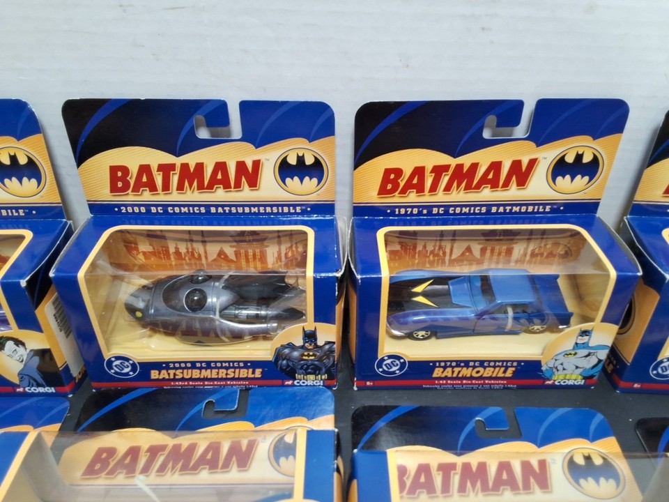 COMPLETE 20 Piece 2005 Corgi Batman Batmobiles Collectibles 1:43 Scale ...