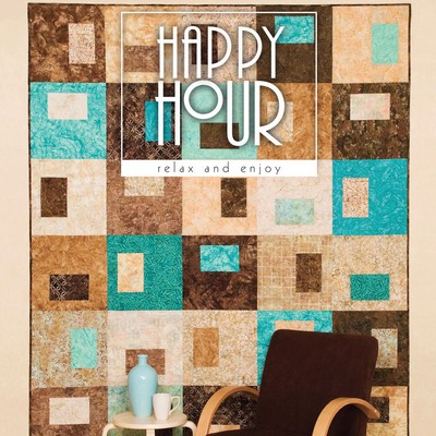 HAPPY HOUR Easy Quilt Patterns ATKINSON Design NEW BOOK Tote Table ...