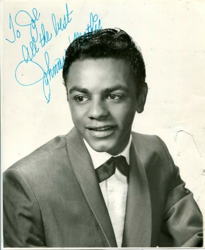 JOHNNY MATHIS Autographed inscribed 8X10 B&W vintage photo AP #7 | eBay
