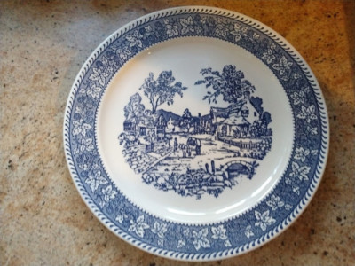 Homer Laughlin Stratwood Collection Shakespeare Country Blue Platter ...