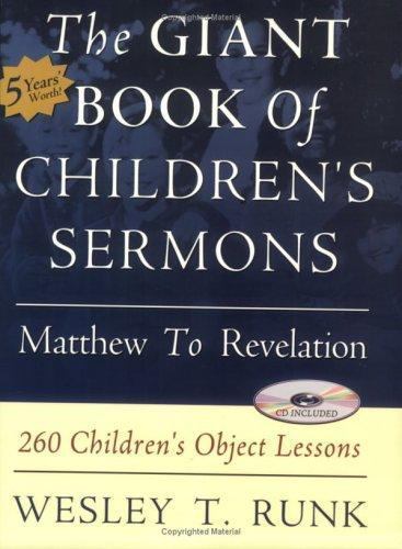 Giant Book of Children's Sermons : 260 Children's Object Lessons by ...