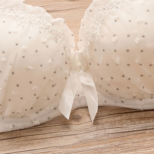 Teenage Girls Cotton Push Up Bra Underwear Casual Underwire Lace Bra ...