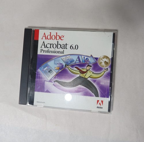 Adobe Acrobat 6.0 Professional Upgrade CD Windows With Serial Number | eBay
