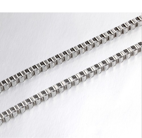 Solid 925 Sterling Silver Classic 2mm wide 16"~32INCH Italian Box Chain ...