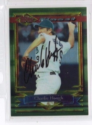 Charlie Hough 1994 Topps Finest signed autographed card Marlins | eBay
