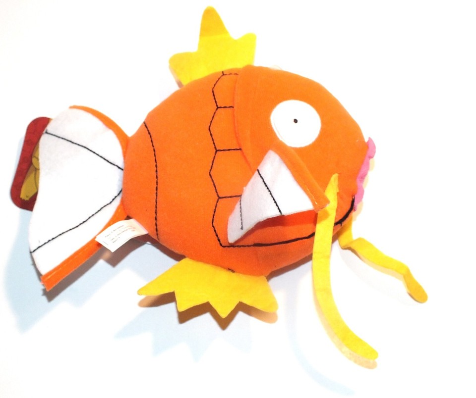 Pokemon Plush MagiKarp Toy Factory Arcade Prize Gold Fish Video Game ...