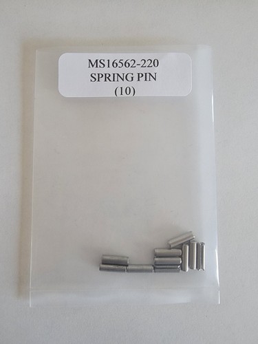 MS16562-220 Spring Pin Roll Pin 1/8 x 7/16" Slotted Stainless Steel ...