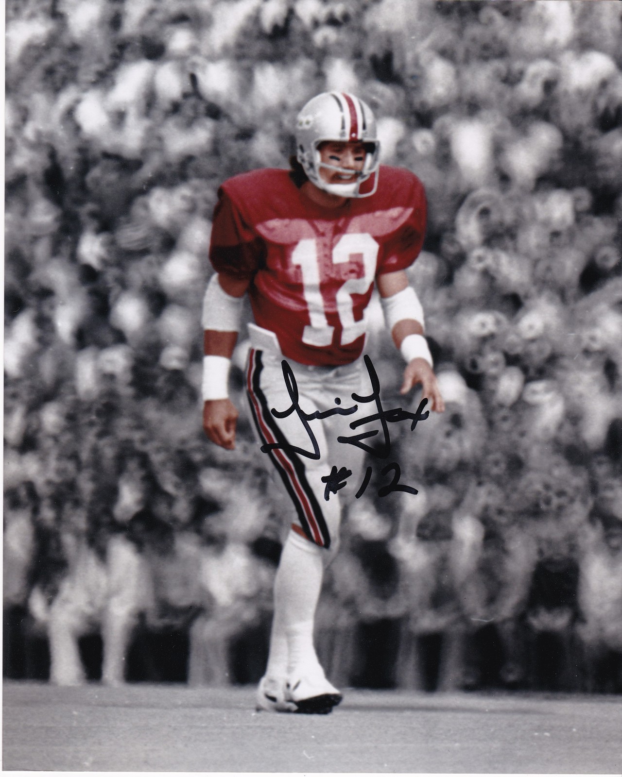 TIM FOX OHIO STATE BUCKEYES ACTION SIGNED 8x10 | eBay