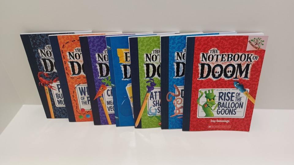 The Notebook of Doom Series #1-6 & Binder of Doom #4 Troy Cummings | eBay