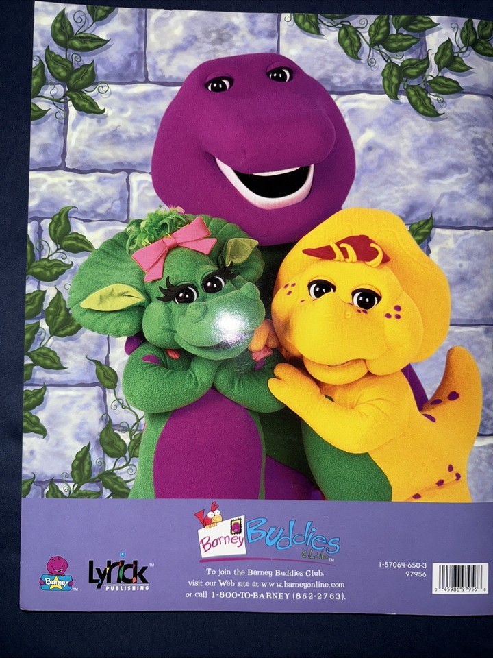 Barney’s Musical Castle Concert Program | eBay