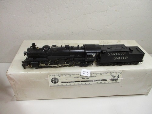 Santa Fe 4-6-2 Steam Loco BRASS JAPAN Katsumi ATSF SF HO scale H245 | eBay