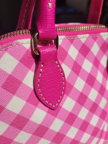 Dooney & Bourke Pink Gingham Checks 1975 Bitsy Bag | eBay