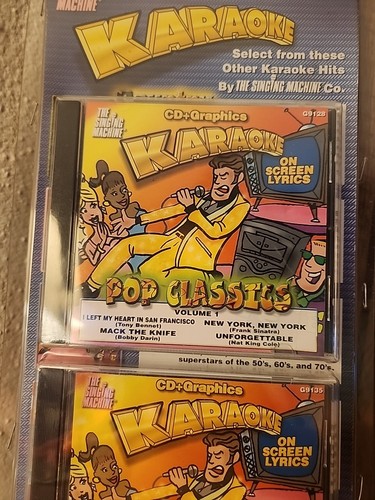 The singing machine karaoke CD and graphics oldies Pop Classics 50s And ...