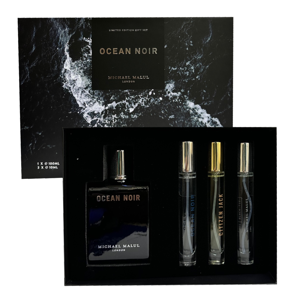 OCEAN NOIR By MICHAEL MALUL LONDON 3.4 oz Edp 4 PC SET | eBay